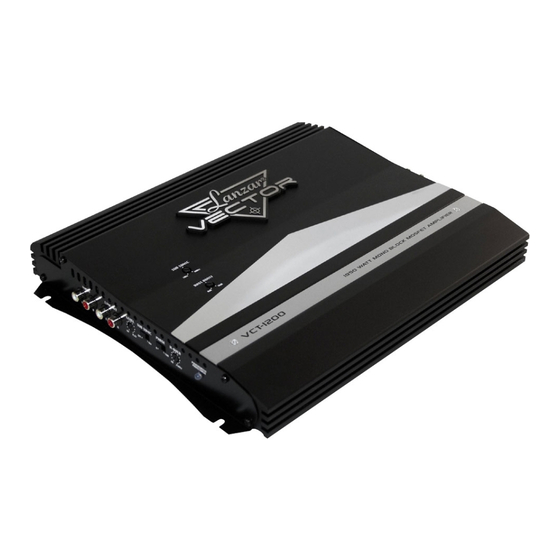 LANZAR VECTOR VCT-1200 OWNER'S MANUAL Pdf Download | ManualsLib