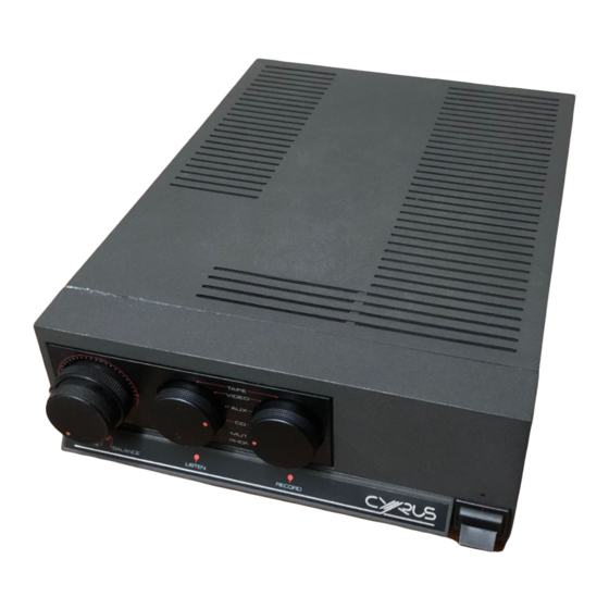 CYRUS TWO SERVICE MANUAL Pdf Download | ManualsLib