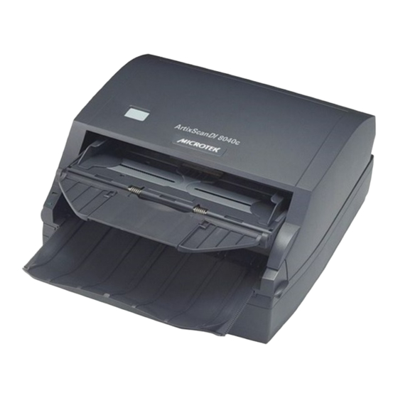 MICROTEK ARTIXSCANDI 8040C USER MANUAL Pdf Download | ManualsLib