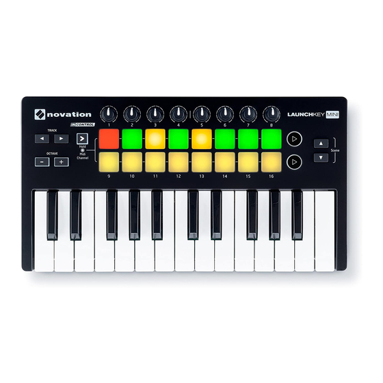 NOVATION LAUNCHKEY MINI GETTING STARTED MANUAL Pdf Download | ManualsLib