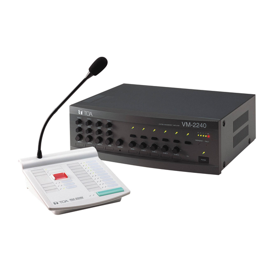 TOA VM-2120 INSTRUCTION MANUAL Pdf Download | ManualsLib