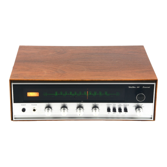 SANSUI 300 OPERATING INSTRUCTIONS & SERVICE MANUAL Pdf Download ...