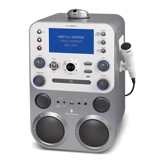 THE SINGING MACHINE STVG888W INSTRUCTION MANUAL Pdf Download | ManualsLib