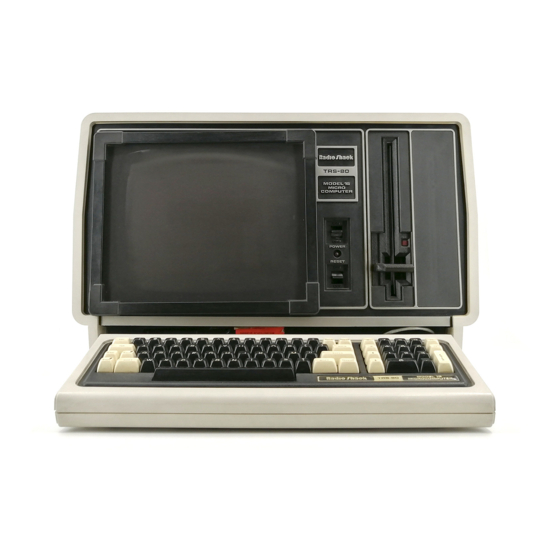 RADIO SHACK TRS-80 MODEL 16B USER MANUAL Pdf Download | ManualsLib