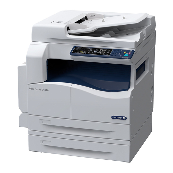 FUJI XEROX DOCUCENTRE S2010 USER MANUAL Pdf Download | ManualsLib