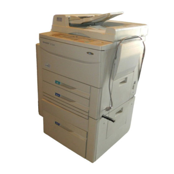SHARP SF-2040 SERVICE MANUAL Pdf Download | ManualsLib
