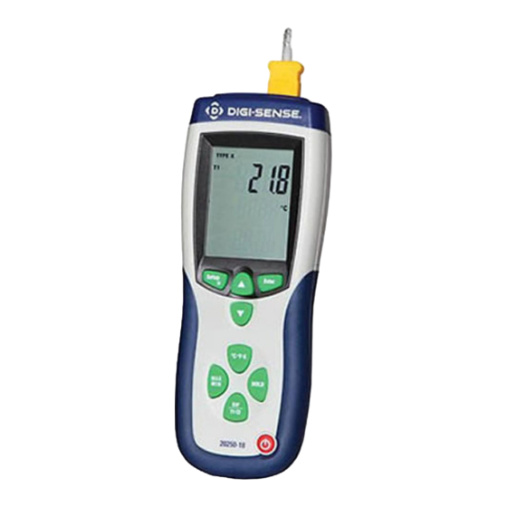 DIGI-SENSE 20250-18 USER MANUAL Pdf Download | ManualsLib