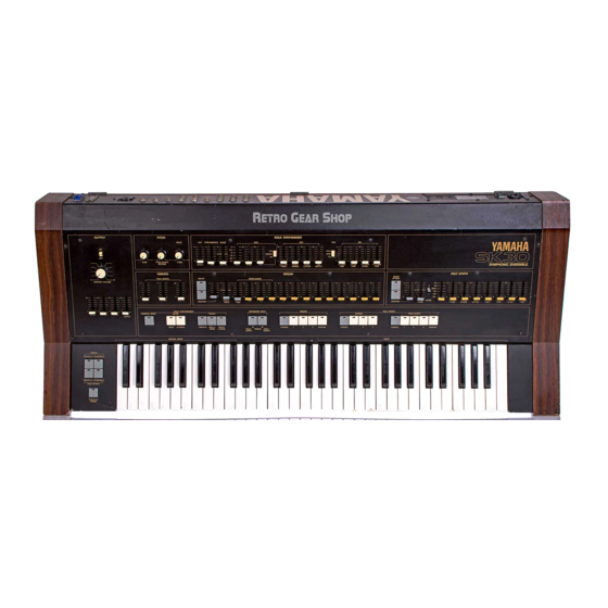 YAMAHA SK30 SERVICE MANUAL Pdf Download | ManualsLib