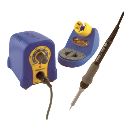 HAKKO ELECTRONICS FX-888 INSTRUCTION MANUAL Pdf Download | ManualsLib