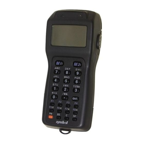 SYMBOL PDT 1100 PRODUCT REFERENCE MANUAL Pdf Download | ManualsLib