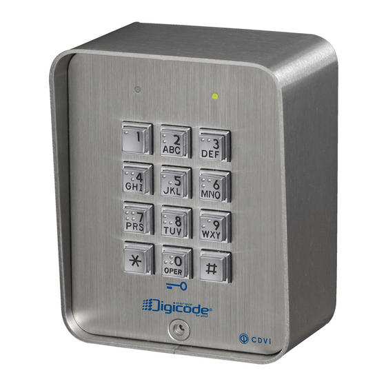 CDVI CBB INSTALLATION MANUAL Pdf Download | ManualsLib