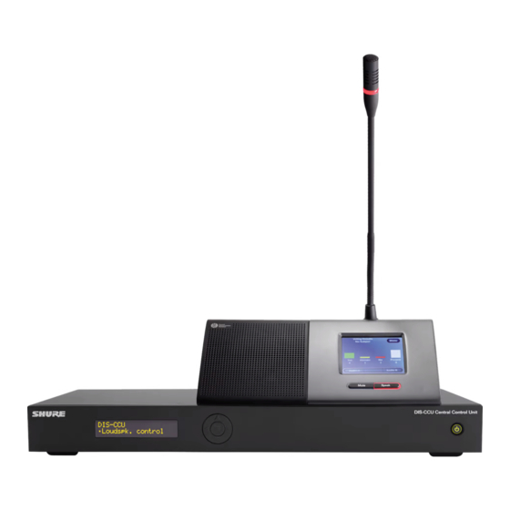 SHURE DCS 6000 USER MANUAL Pdf Download | ManualsLib