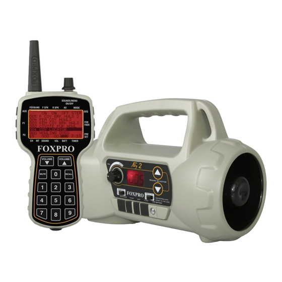 FOXPRO FURY 2 INSTRUCTION MANUAL Pdf Download | ManualsLib