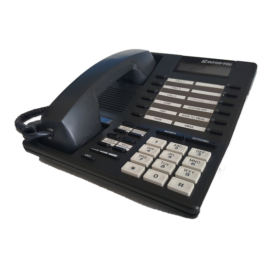 INTER-TEL AXXESS STANDARD DISPLAY USER MANUAL Pdf Download | ManualsLib