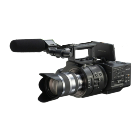 SONY FS700 SETUP MANUAL Pdf Download | ManualsLib