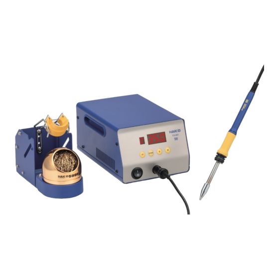 HAKKO ELECTRONICS FX-801 INSTRUCTION MANUAL Pdf Download | ManualsLib