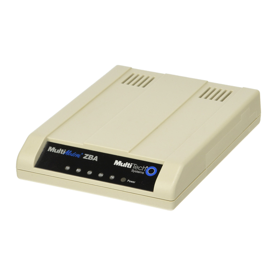 MULTITECH MULTIMODEM ZBA MT9234ZBA USER MANUAL Pdf Download | ManualsLib