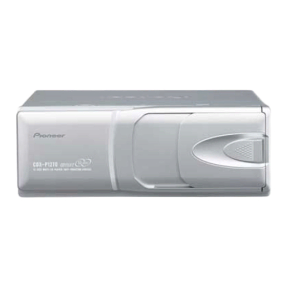 PIONEER CDX-P1270 SERVICE REPAIR TRAINING Pdf Download | ManualsLib