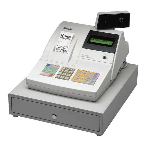 SAM4S ER-380 OPERATION AND PROGRAM MANUAL Pdf Download | ManualsLib
