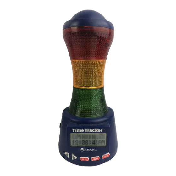 LEARNING RESOURCES TIME TRACKER LER 6900 USE AND CARE INSTRUCTIONS MANUAL Pdf Download | ManualsLib