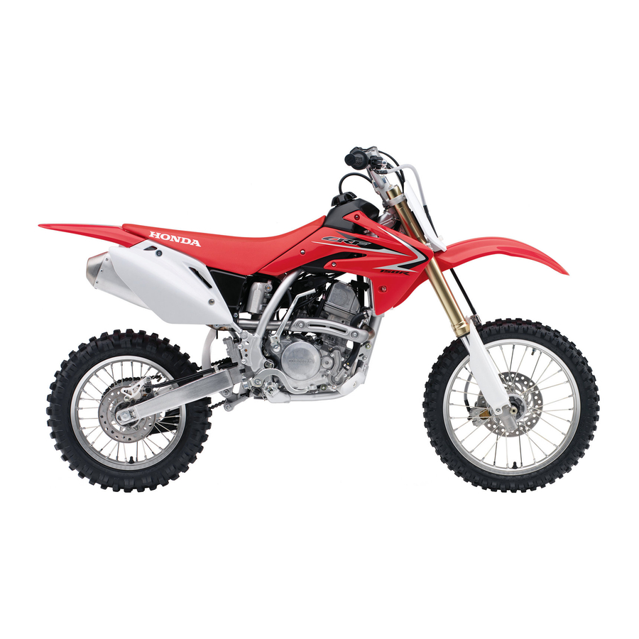 HONDA CRF 150RB OWNER'S MANUAL Pdf Download | ManualsLib