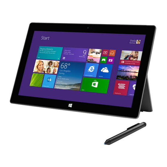 MICROSOFT SURFACE PRO USER MANUAL Pdf Download | ManualsLib