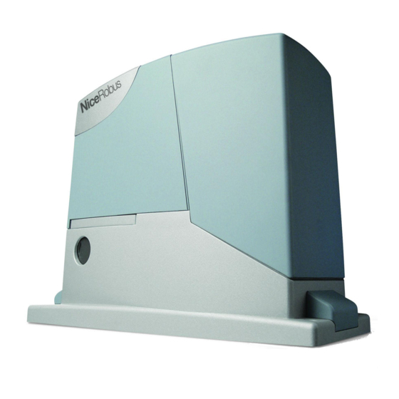 NICE ROBUS350 INSTALLATION INSTRUCTIONS MANUAL Pdf Download | ManualsLib