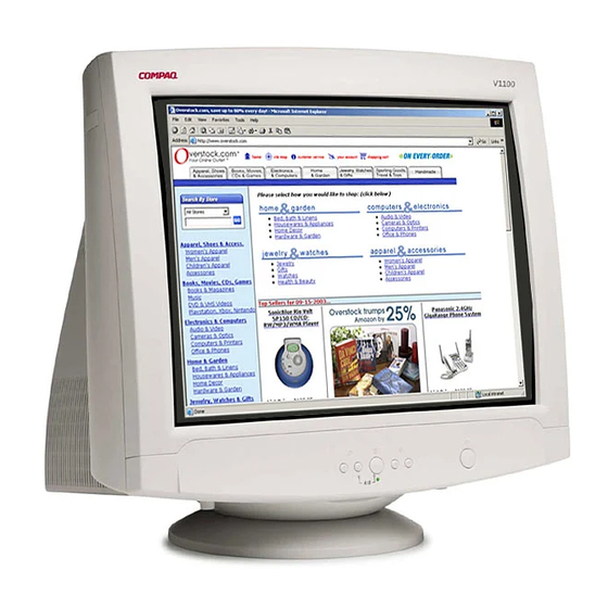 COMPAQ V1100 USER MANUAL Pdf Download | ManualsLib