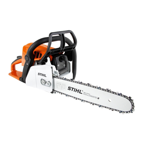 STIHL MS 260 INSTRUCTION MANUAL Pdf Download | ManualsLib