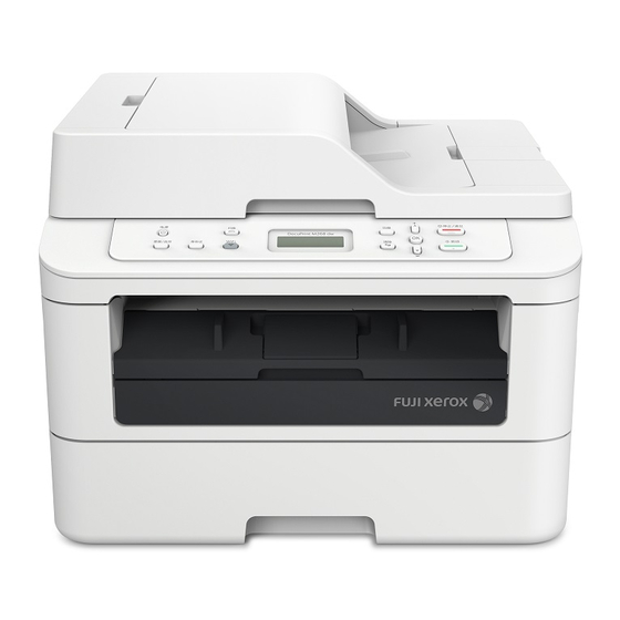 FUJI XEROX DOCUPRINT M228 B QUICK SETUP MANUAL Pdf Download | ManualsLib