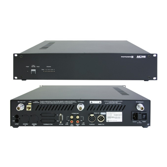 BEYERDYNAMIC MCW-D 200 OPERATING INSTRUCTIONS MANUAL Pdf Download ...