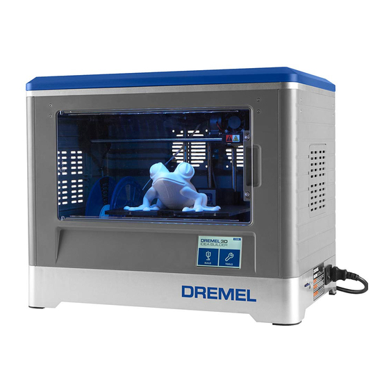 DREMEL 3D20 ORIGINAL INSTRUCTIONS MANUAL Pdf Download | ManualsLib