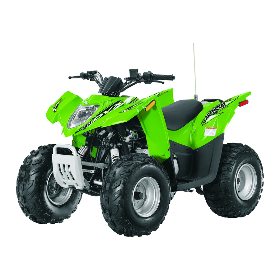ARCTIC CAT DVX 90 OPERATOR'S MANUAL Pdf Download | ManualsLib