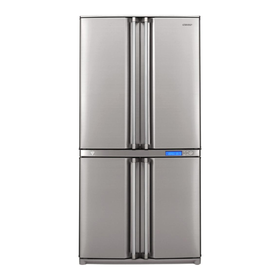 SHARP PLASMACLUSTER SJ-F800SPBK REFRIGERATOR OPERATION MANUAL | ManualsLib