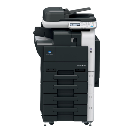 MINOLTA BIZHUB 36 INSTALLATION MANUAL Pdf Download | ManualsLib