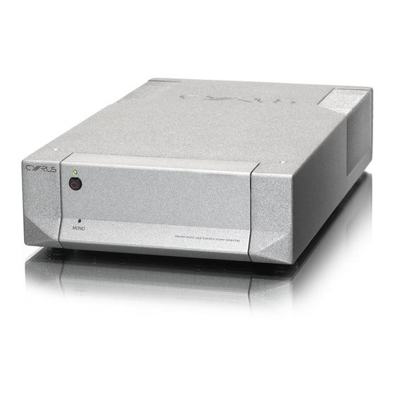 CYRUS 6 POWER USER INSTRUCTIONS Pdf Download | ManualsLib