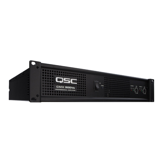 QSC CMX 300VA USER MANUAL Pdf Download | ManualsLib