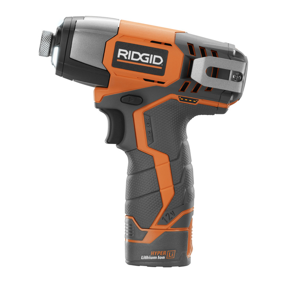 RIDGID R82237 OPERATOR'S MANUAL Pdf Download | ManualsLib