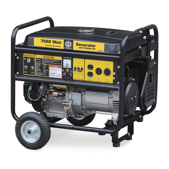 STEELE PRODUCTS SP-GG750E OWNER'S MANUAL Pdf Download | ManualsLib