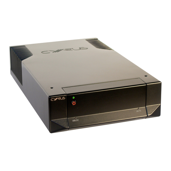 CYRUS POWER USER INSTRUCTIONS Pdf Download | ManualsLib