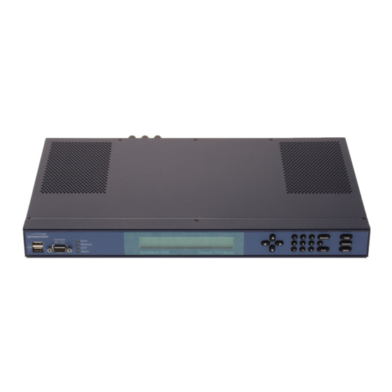 MICROSEMI SYNCSERVER S200 USER MANUAL Pdf Download | ManualsLib