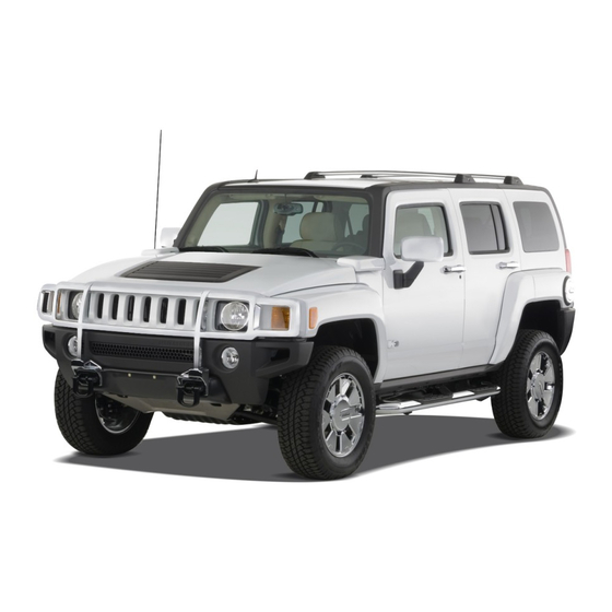 HUMMER 2009 H3 GETTING TO KNOW MANUAL Pdf Download | ManualsLib