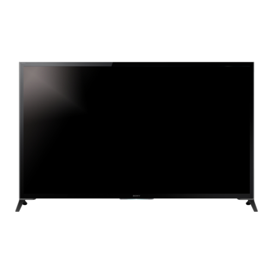 SONY XBR-65X950B REPAIR MANUAL Pdf Download | ManualsLib