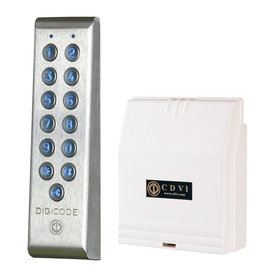 CDVI PROFIL 100 EC OPERATING AND INSTALLATION INSTRUCTIONS Pdf Download ...