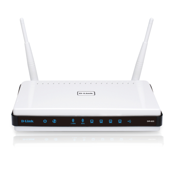 D-LINK DIR-825 QUICK INSTALLATION MANUAL Pdf Download | ManualsLib