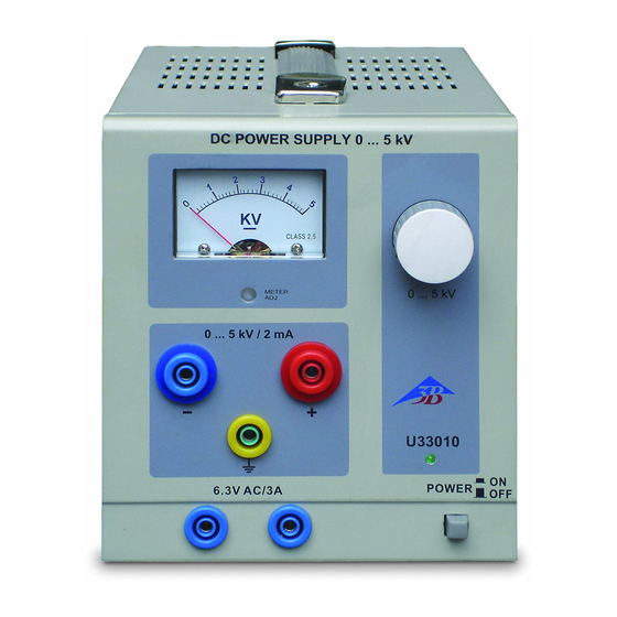 3B SCIENTIFIC PHYSICS 1003309 INSTRUCTION SHEET Pdf Download | ManualsLib