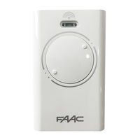 FAAC XT2 433 SLH MANUAL Pdf Download | ManualsLib