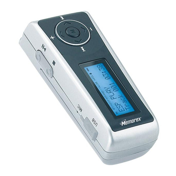 MEMOREX MMP3780 USER MANUAL Pdf Download | ManualsLib