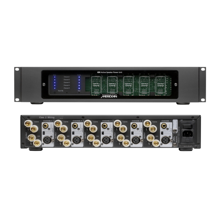 MERIDIAN C51 PRELIMINARY DATA SHEET Pdf Download | ManualsLib