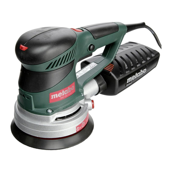 METABO WOOD SANDING MACHINE CATALOG Pdf Download | ManualsLib